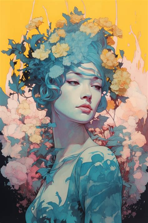 Art Painting Oil Digital Painting Digital Art Girl Dream Catcher Art