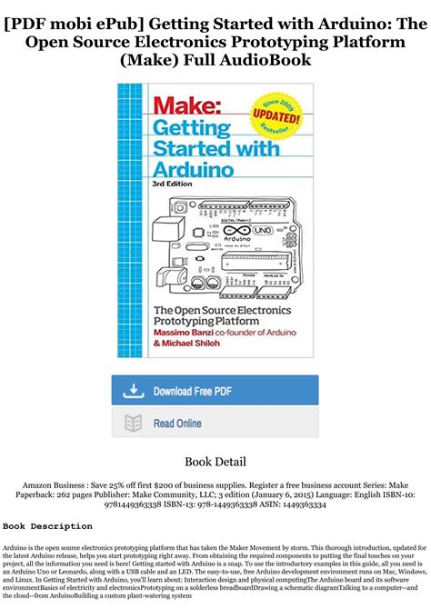 download pdf getting started with arduino the open source electronics prototyping platform