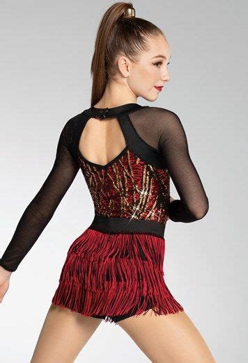 Gamma Ray Sequin Fringe Biketard Weissman Biketard Dance Outfits