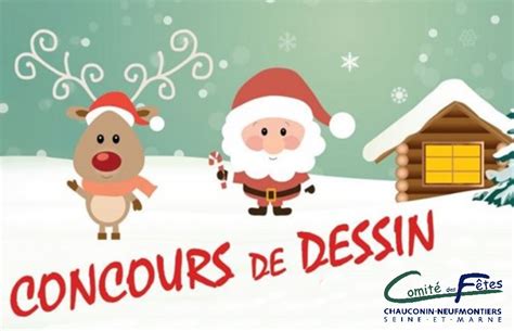 Concours de dessin de Noël Comité des fêtes de Chauconin Neufmontiers