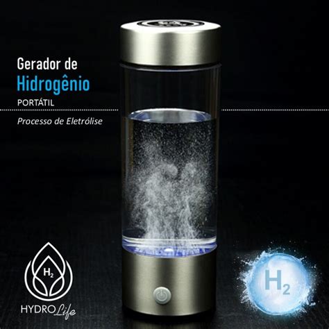 Garrafa Geradora De Hidrog Nio Hydrolife