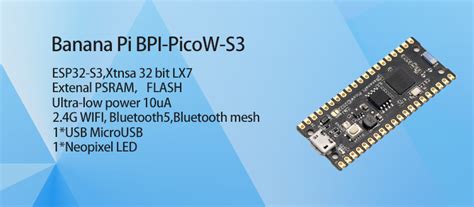 banana pi bpi picow s3 esp32 s2 board launches for 5 5 electronics