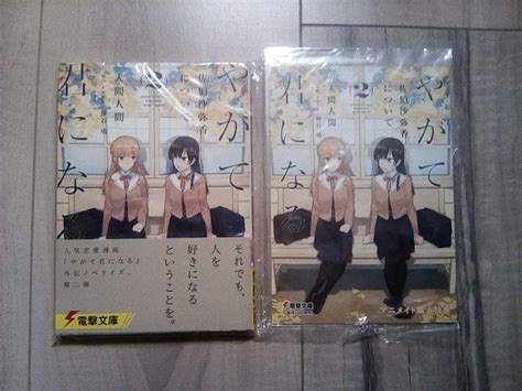 未使用レア 新品 未開封 初版 帯付き やがて君になる 佐伯沙弥香について 2巻 仲谷鳰 入間人間 百合 高田憂希 寿美菜子 期間