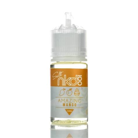 Naked 100 Juice Nic Salt Amazing Mango 30 Ml Tabacaria