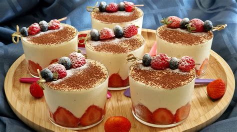 Verrines De Tiramisu Aux Fraises Tatagateau