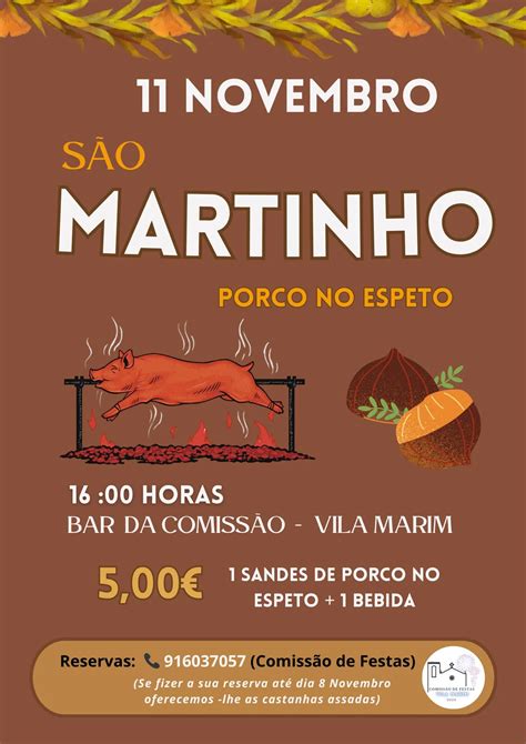Festa De S O Martinho Em Vila Marim