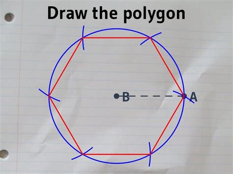 constructing a regular hexagon with a ruler and compass inside a given circle youtube