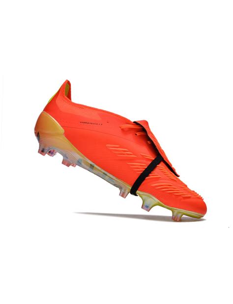 Adidas Predator Elite Fold Over Tongue FG Predstrike Solar Red Black