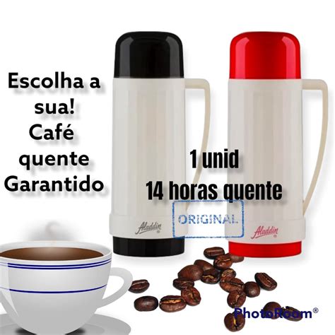 Garrafa Térmica Aladdin Continental 1 Litro Rosca Cor Cores Sortidas