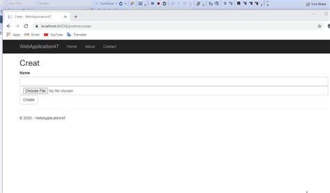 c upload file in asp mvc 6 stack overflow