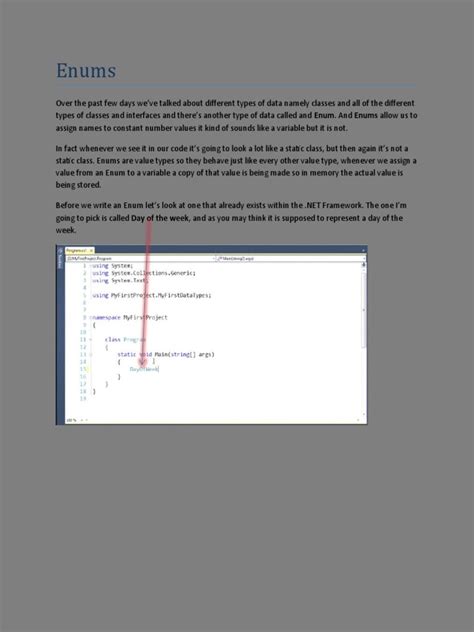 enums pdf class computer programming variable computer science