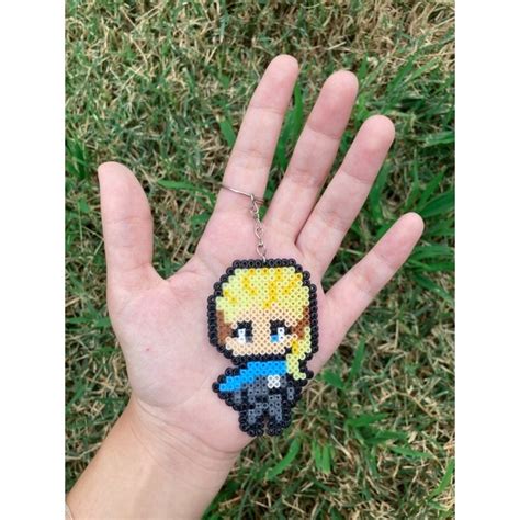 Chaveiro Sova Valorant Pixel Art Hama Beads Perler Beads Shopee Brasil