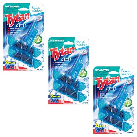 3x KostkaDoWC zawieszka BlueWater Eukaliptus 2x40g Środki czystości