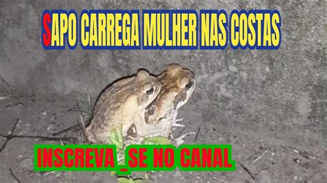 Sapo Carrega Namorada Nas Costas Youtube