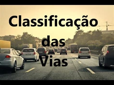 Classificação das vias YouTube