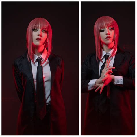 Modelo Aka Purin Fez Um Lindo Cosplay Da Makima De Chainsaw Man