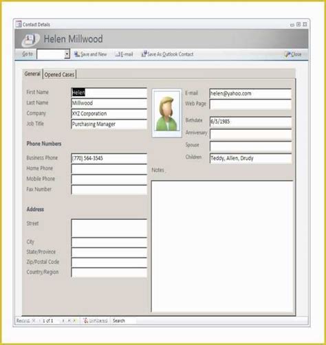 Free Ms Access Templates For Small Business Dastcircles