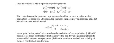 problem 2 a simulate the predator prey equations
