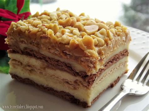 Trzeci Talerz Ciasto Snickers Na Herbatnikach