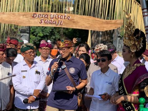Menparekraf Tingkatkan Kunjungan Ke Destinasi Desa Wisata Di Bali