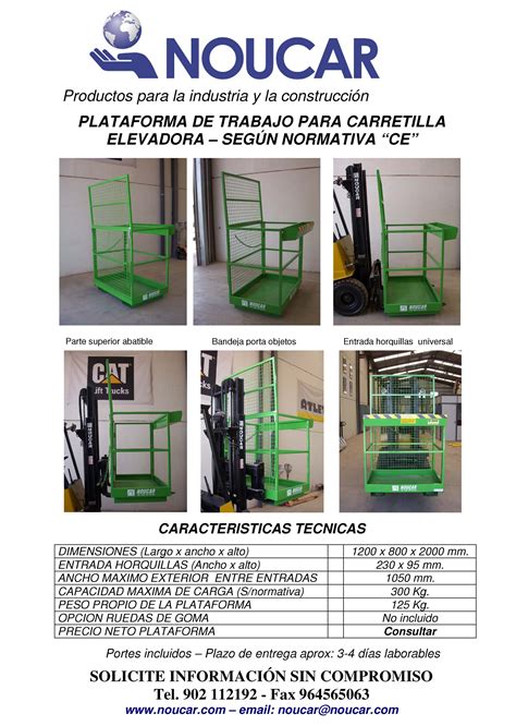 Cestas Homologadas Para Carretillas Elevadoras