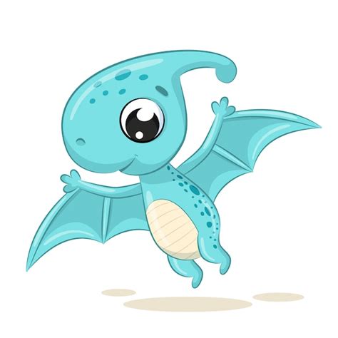 Ilustra O De Dinossauro Beb Fofo Vetor Premium