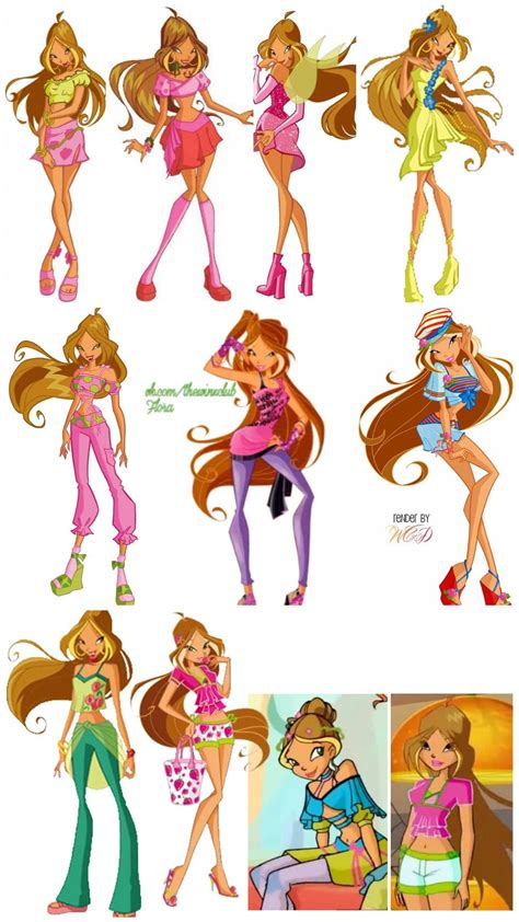Winx Club Flora Outfits Winx Club Flora Outfit Flora Winx Winx Club