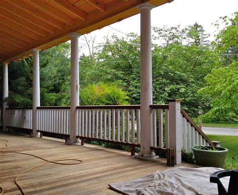 Black Front Porch Railing Randolph Indoor And Outdoor Design