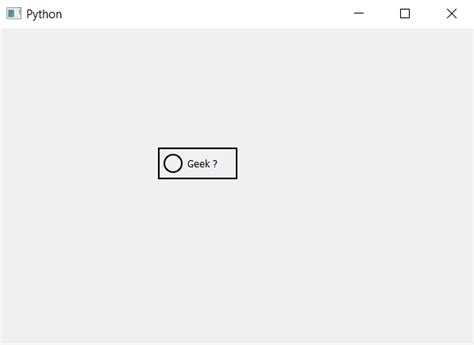 PyQt5 Round Indicator Of CheckBox GeeksforGeeks
