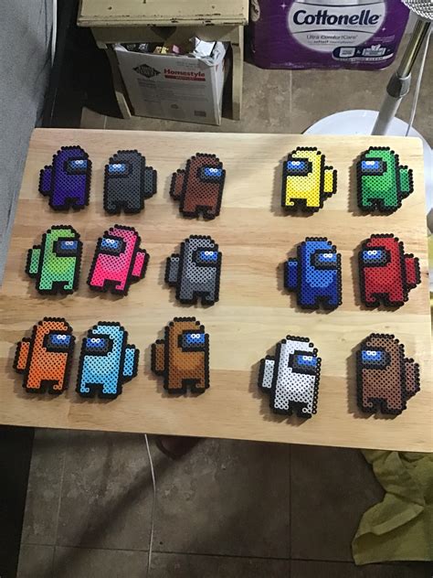3D Among Us Perler Bead Patterns Can I Find Perler Beads In Stores