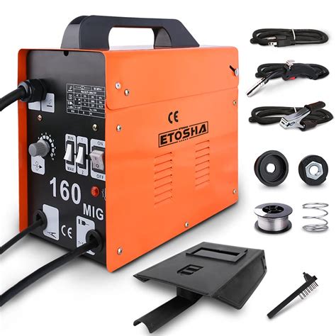 Etosha Mig Welder A Portable Welding Machine Flux Core Wire Gasless