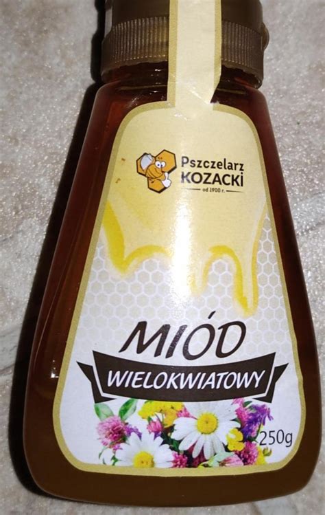 Miód wielokwiatowy Pszczelarz Kozacki kalorie kJ a nutriční hodnoty