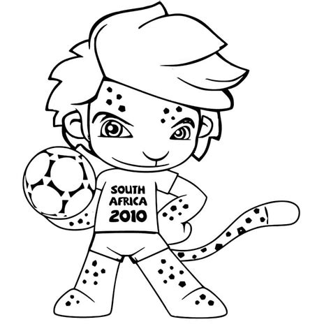 Coloriage Trophée de la Coupe du Monde télécharger et imprimer