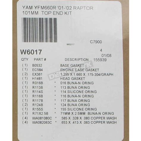 Wiseco Pk Piston Kit Pk Dennis Kirk