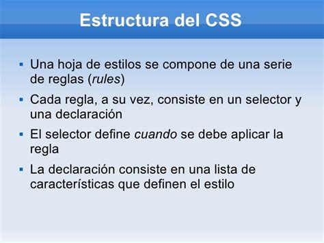 hojas de estilo css cascade style sheets