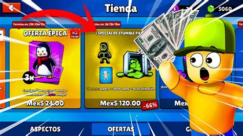 SI PIERDO UNA PARTIDA ME COMPRO ESTA SUPER OFERTA EN STUMBLE GUYS No