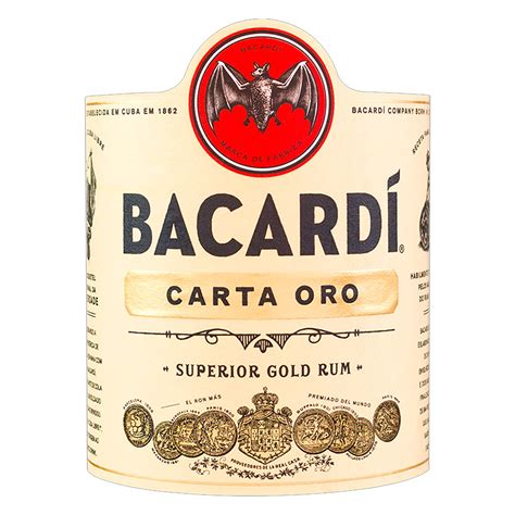 Bacardi Carta Ouro Rum De Car Ter Nico E Maduro Tenda Atacado