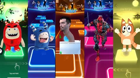 Oddbods Fuse Vs Oddbods Pogo Vs Skibidi Toilet Vs Deadpool Vs Bluey