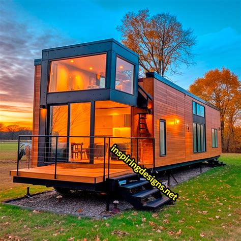 20 Incredible Luxury Modern Tiny Homes With Huge Windows And Decks