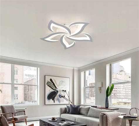 Lampa Sufitowa Yrandol Led Ciemniana Nowoczesna W Z Pilotem Goeco