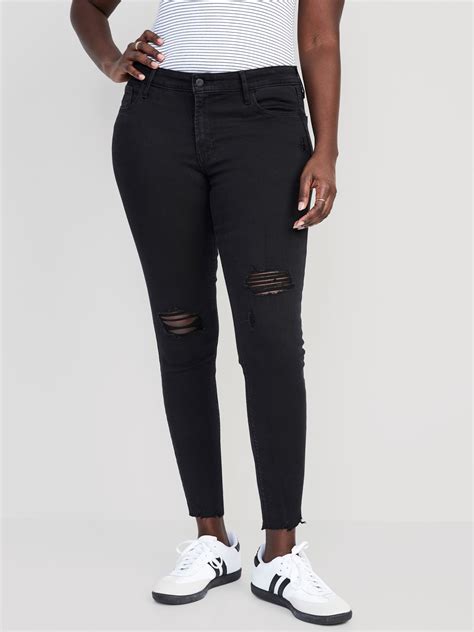 Mid Rise Rockstar Super Skinny Ankle Jeans Old Navy