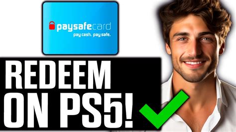 How To Redeem Paysafecard On PS5 2024 YouTube