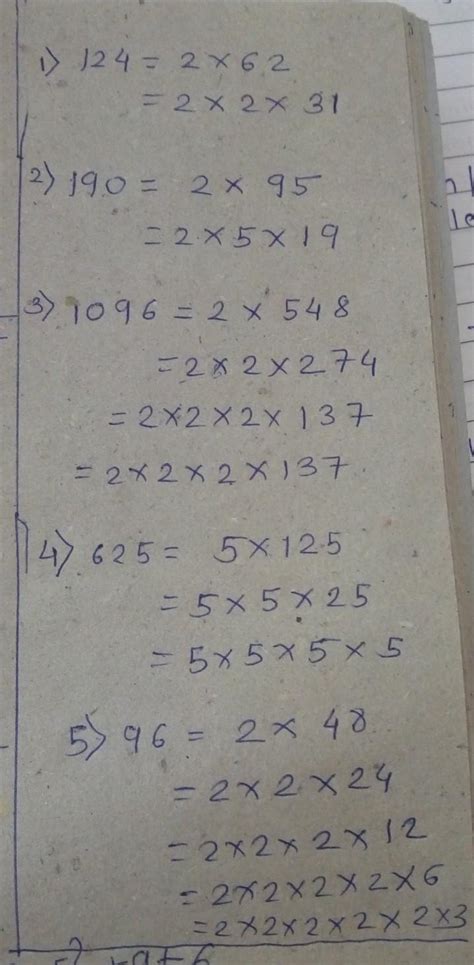 Any Example Of Factorization Method Brainly In