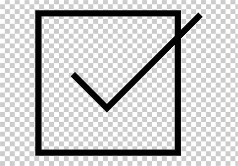 Check Mark Checkbox Computer Icons PNG Clipart Angle Area Black
