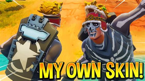 I Got My Own Custom Fortnite Skin Epic Employee Youtube
