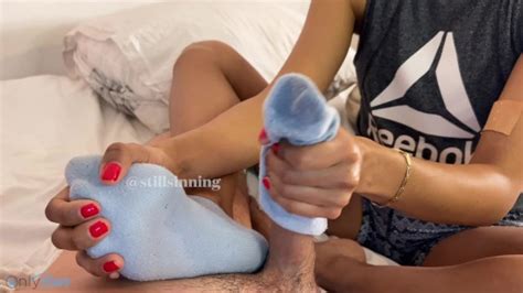 Dein Schwanz In Meiner Dreckigen Trainingssocke Gro E Ladung In Meiner