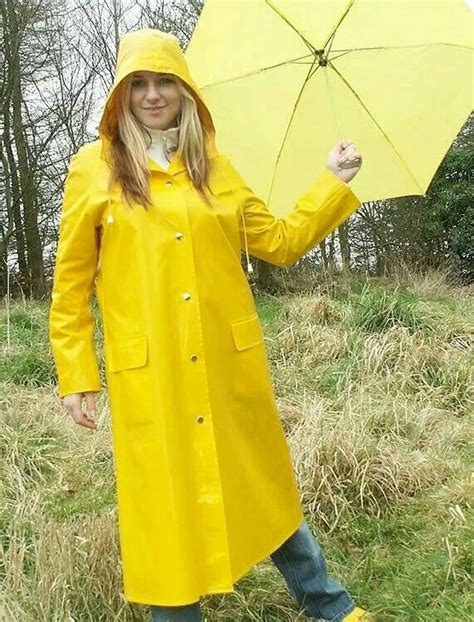 Yellow Rukka Girls Raincoat Raincoat Outfit Raincoat Jacket Pvc
