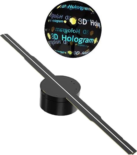 Proyector De Ventilador De Holograma D Ventilador Hologr Fico D