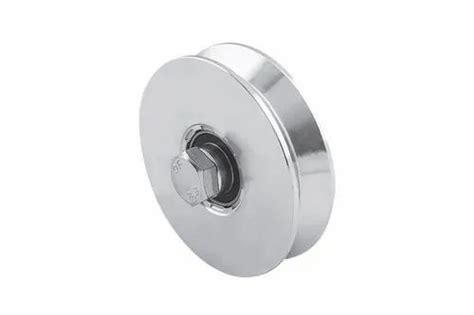 V Grooved Sliding Gate Wheel Double Bearing 78mm Dia 260 Kg