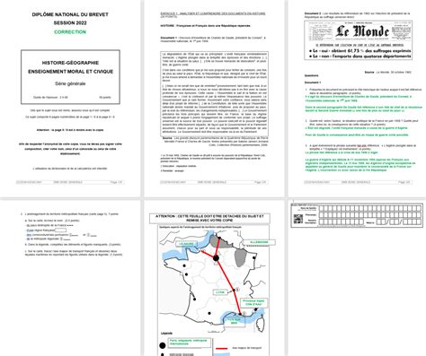 CORRECTION Brevet des collèges Amérique du Nord 2022 rédaction Géo